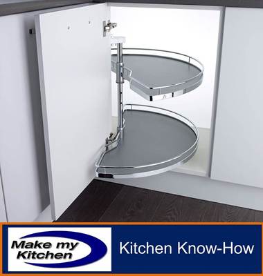 Corner Carousel Kesseböhmer Arena 180' carousel Chrome Min 900mm Unit ...