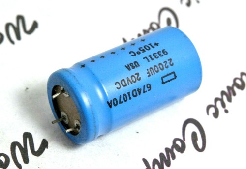1pcs-United Chemi-con 674D 2200uF 20V 3-Pin Electrolytic Capacitor ...