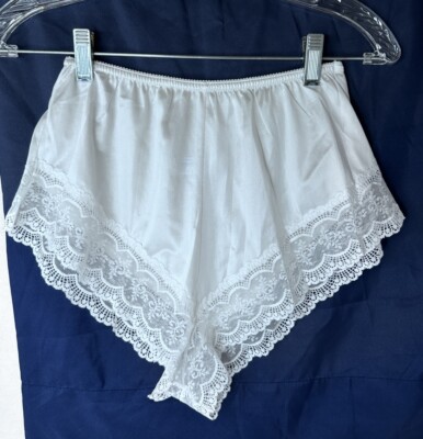 VIntage MAIDENFORM Panties Small Silky Tap Shorts Lace Soft NEW 1980's ...