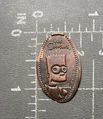 Universal Studios Hollywood CA The Simpsons Bart Elongated Pressed ...