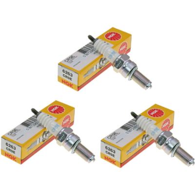 NGK CR9E Spark Plugs Pack of 3 Kawasaki ZX-6R 636 F Ninja Anniv Edition ...