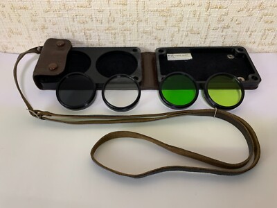 Soviet photo light filters for lenses, 4 pieces, in a case | eBay