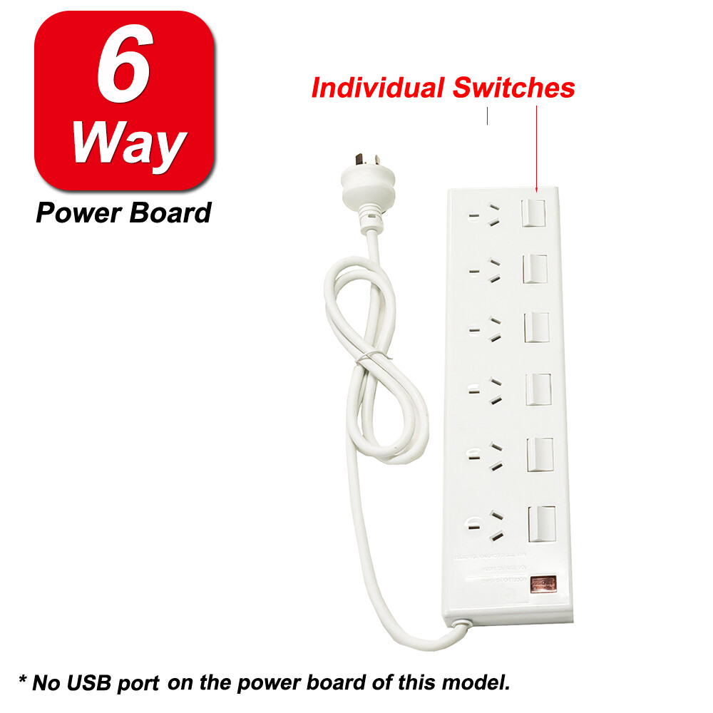 Power Board USB Powerboard Type C Charger Individual Switches Extension ...