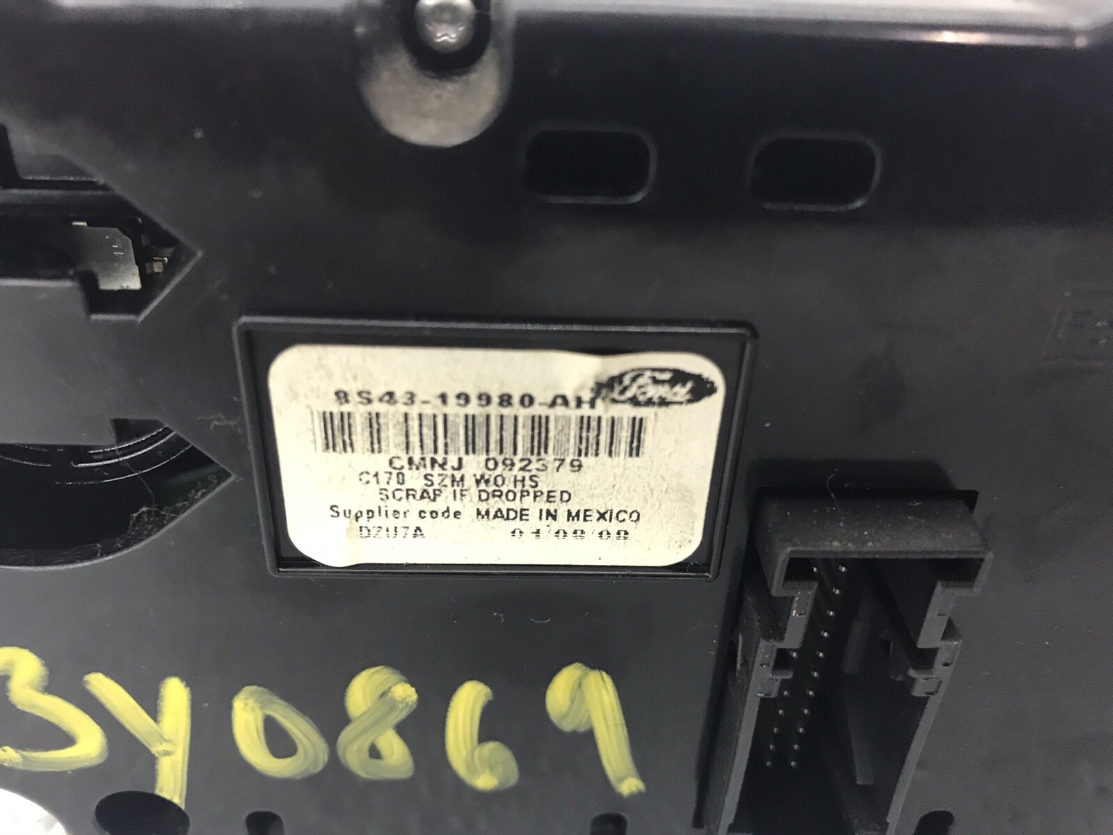 2008-2011 ford focus heater ac temperature climate control switch panel ...