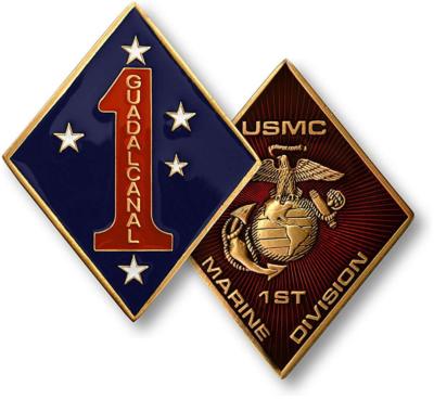 NEW USMC U.S. Marine Corps 1st Marine Division Challenge Coin | eBay