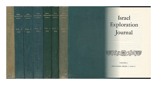 ISRAEL. AGAF HA-ATIKOT VEHA-MUZEONIM Israel Exploration Journal 1957 ...