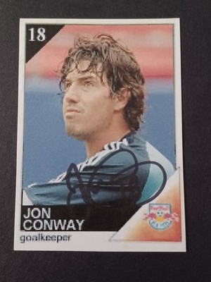 Jon Conway Signed Custom Trading Card - New York Red Bulls ...