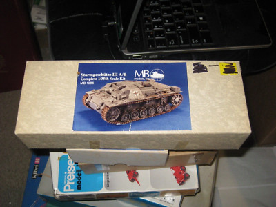 Resin MIB Sturmgeschutze III A/B model kit by MB Models in 1/35 scale ...