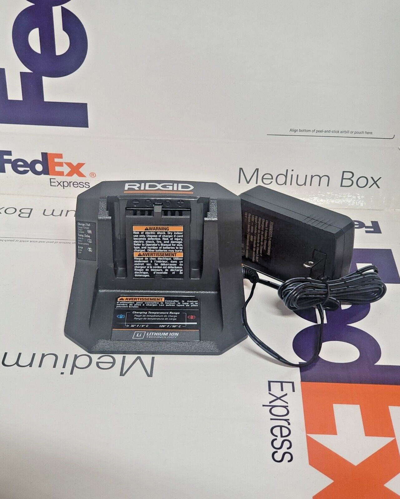 RIDGID R86093 18V 18 Volt Lithium Ion Battery Charger - New | eBay