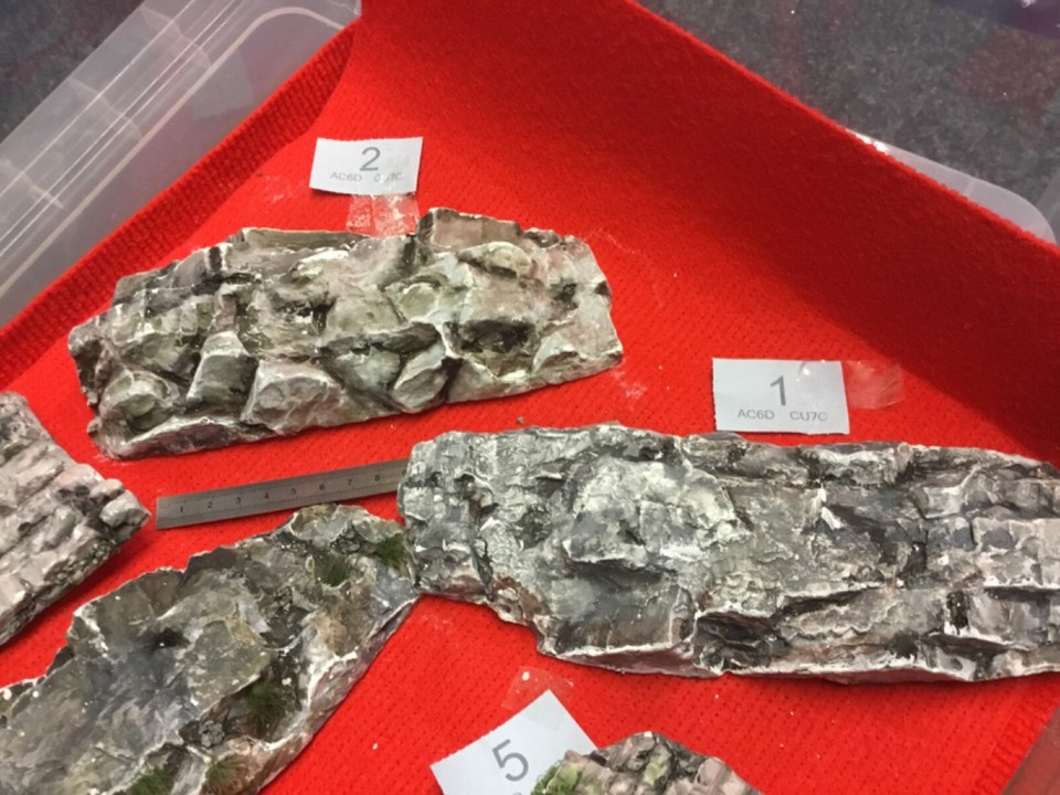 Custom Painted rocks for Diorama, model railways, Role playing ...