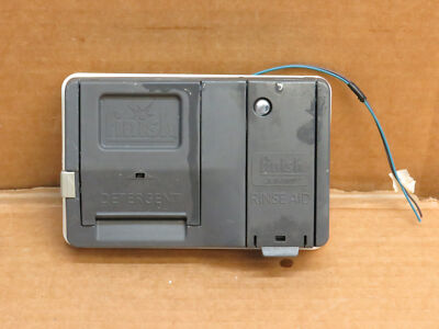 GE Dishwasher Detergent Dispenser w/Plate Part # WD12X28238 WD12X10462 ...