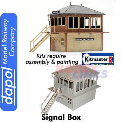 SIGNAL BOX Model Railway KitMaster building Kit Dapol OO Gauge C006 ...