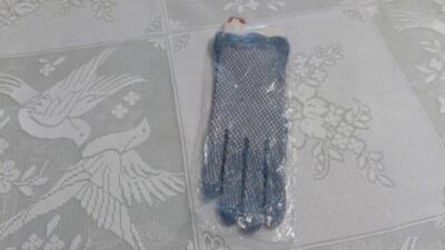 Powder Blue Fishnet gloves New with Tag | eBay