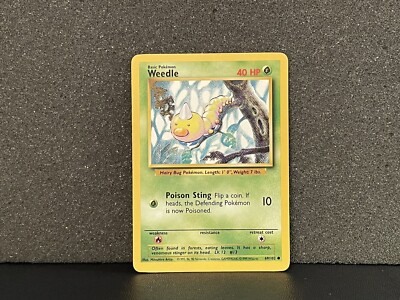 WEEDLE Base Set 69/102 Pokemon TCG | eBay