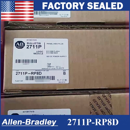 2711P-RP8D / B Surplus Sealed 2711P-RP8D PANELVIEW PLUS Logic Module ...