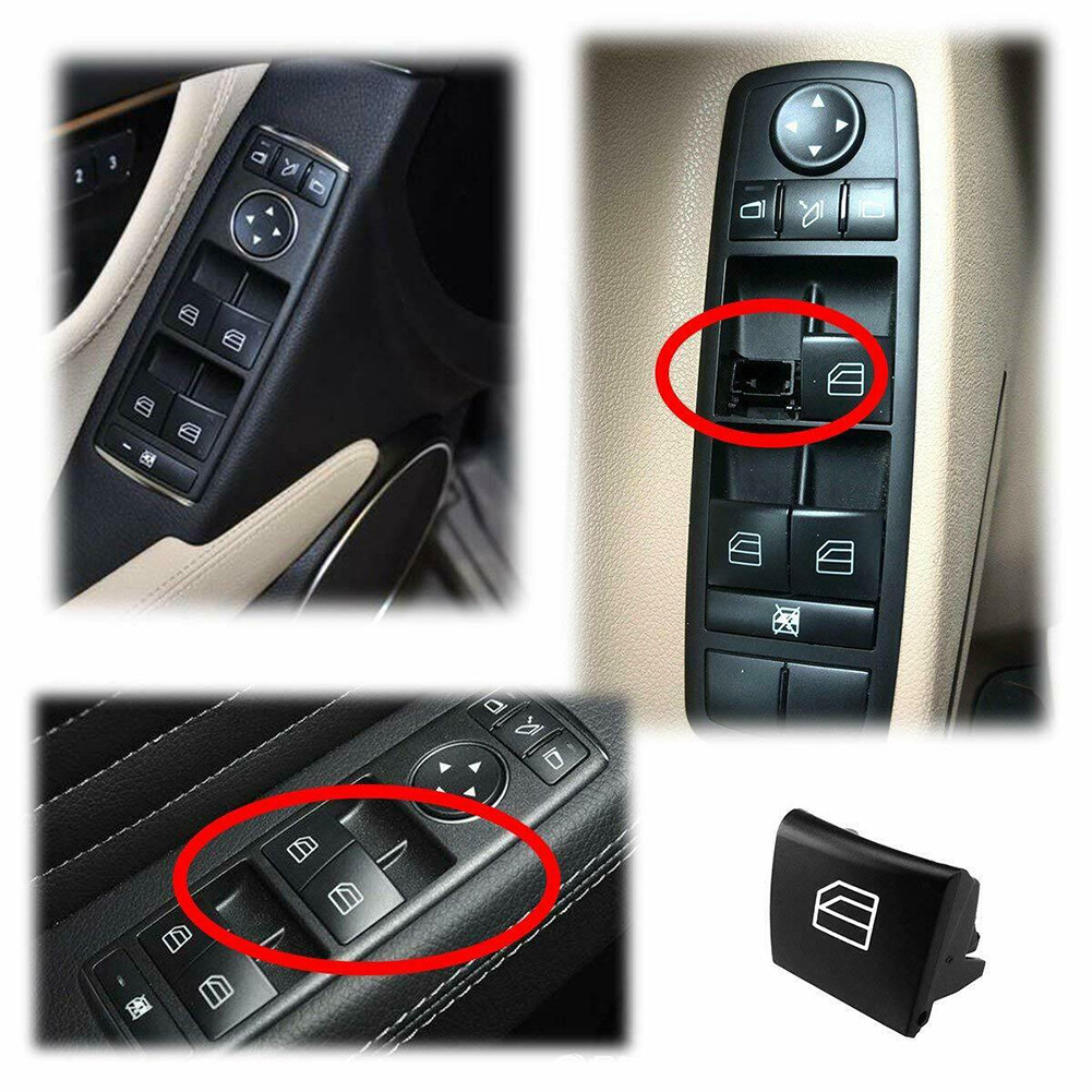 Black Car Accessories Replacement ABS Window Lift Button for Benz W169 ...