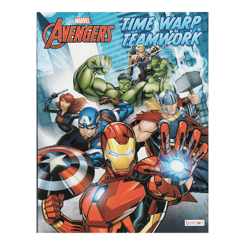 Marvel Avengers Time Wrap Teamwork - 12-Page Short Story Book for Kids ...