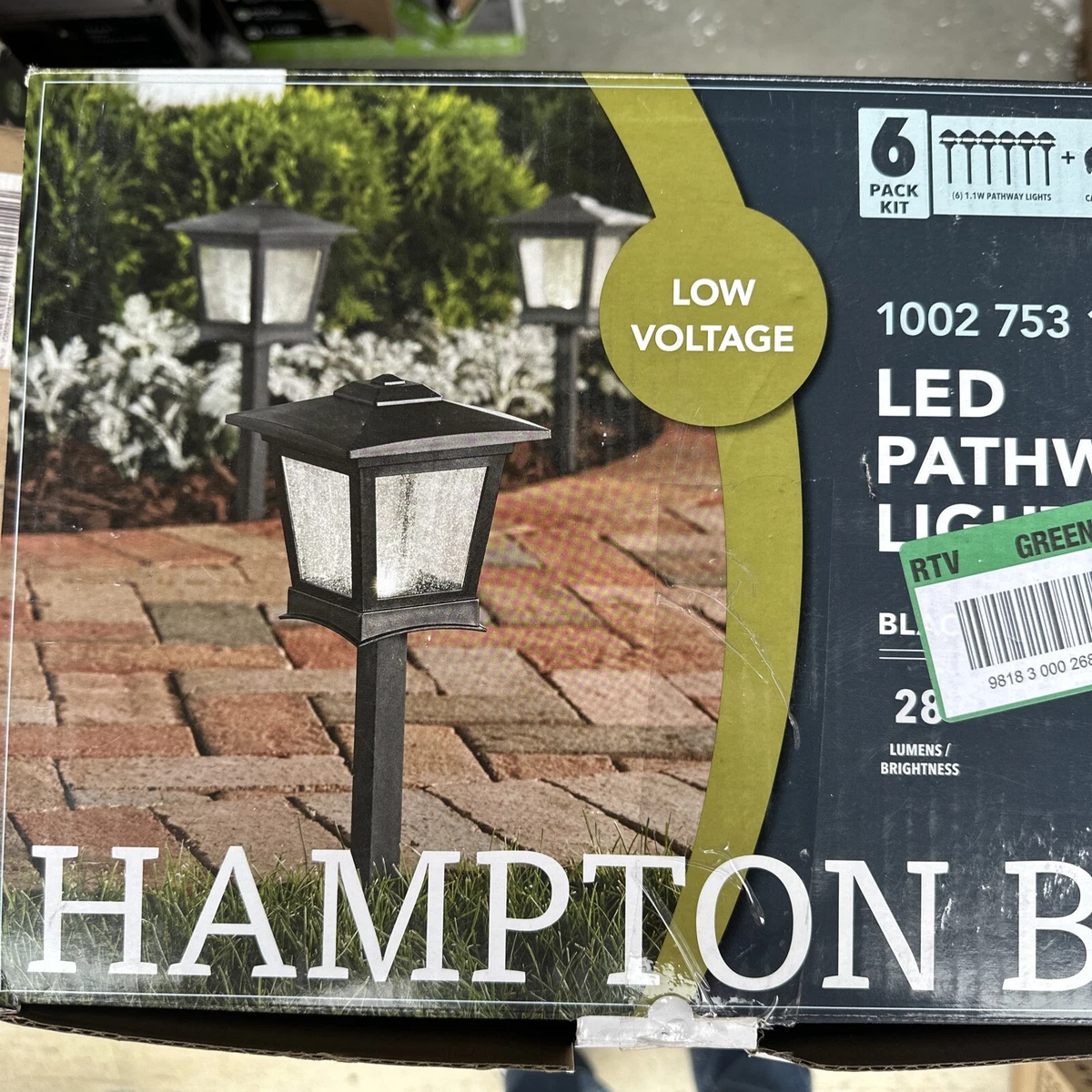 Hampton Bay Outdoor Black Low Voltage Landscape Path Lights | Shelly ...