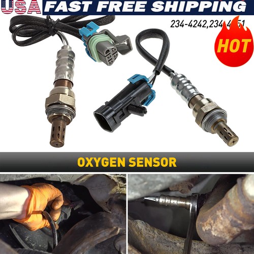 2PCS For 2010 Chevrolet Equinox LS Up+Downstream 2.4L Oxygen Sensor 234 ...