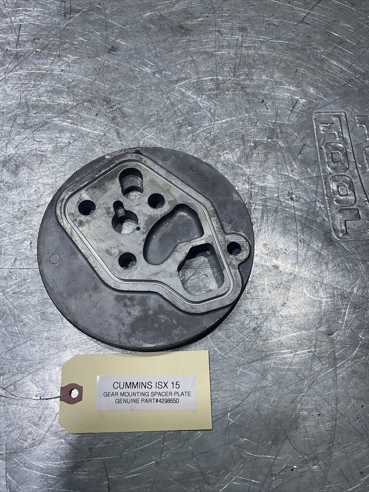 Cummins Idler Gear Mounting Spacer Plate 4298650 OEM | eBay
