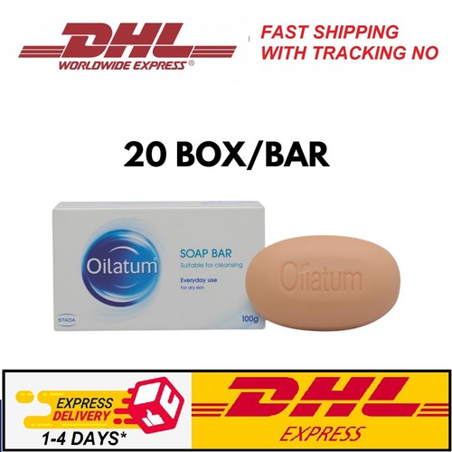 20 Boxes OILATUM Bar SOAP For Dry Skin 100g Gently Cleanses Moisturizes ...