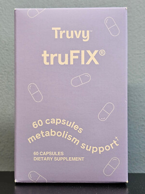 Truvy truFIX 60 Capsules - New In Box! Tru Fix! Metabolism Support! | eBay