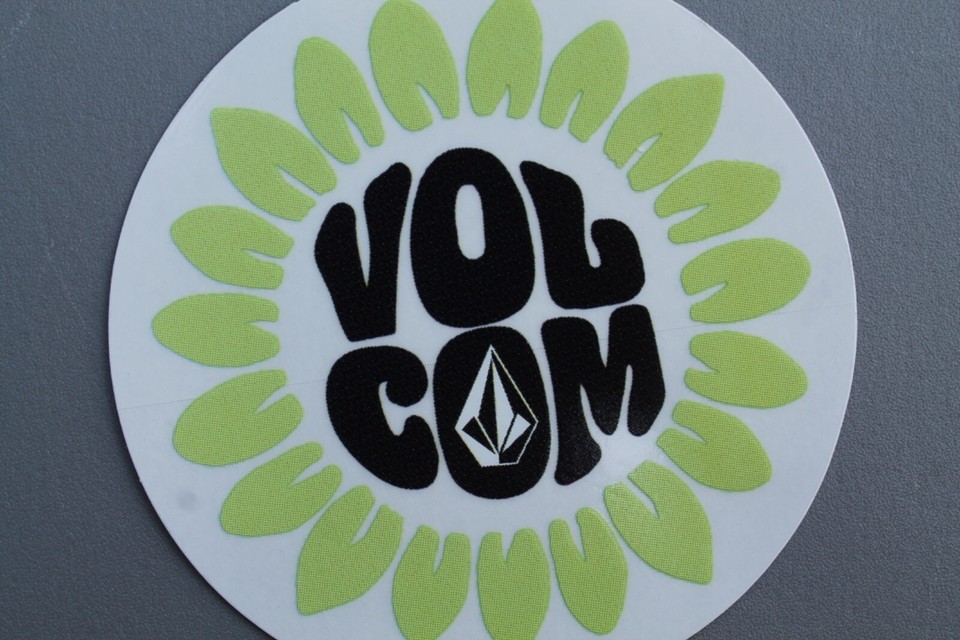 Volcom Stone Clear Sunflower Black Yellow Sun VC2 Original ...