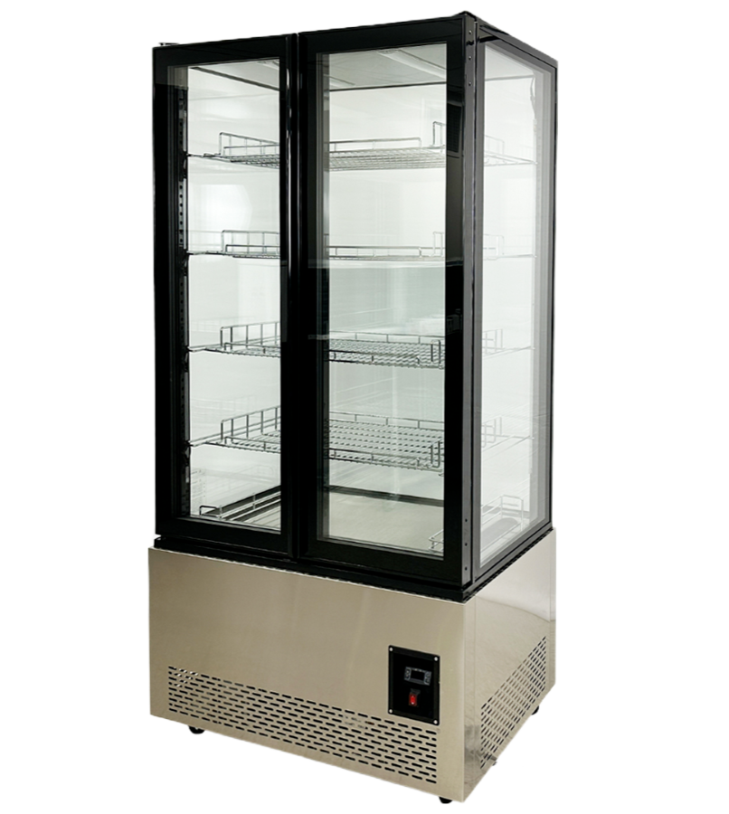 NSF 4 Sided Glass Gelato Freezer Display Case 40" Wide 23 Cu. Ft ...