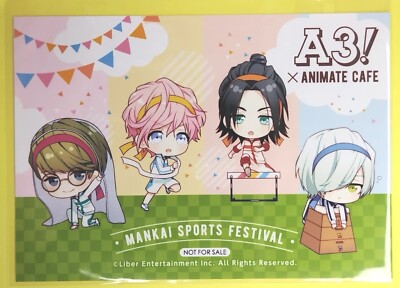 A3! Animate Cafe Limited Card Promotional Spring Troupe Japan Japanese ...