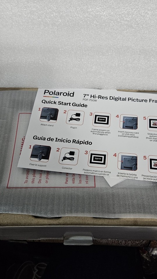 Polaroid 7” Hi-Res Digital Picture Frame | eBay