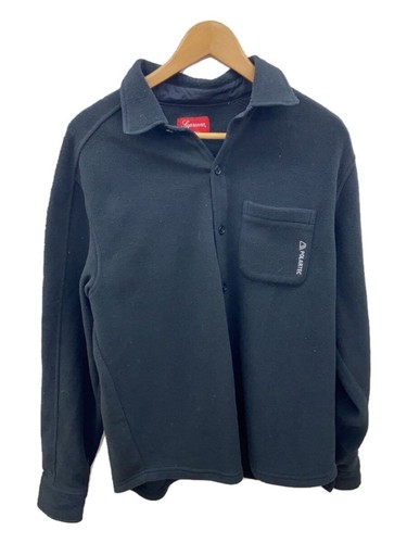 Supreme Long Sleeve Shirt M Polyester Black | eBay