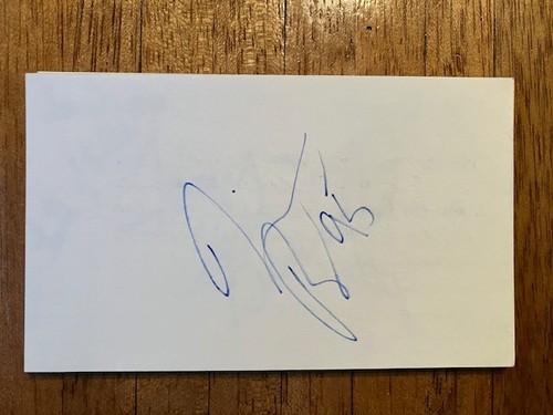 Tim Bowens signed 3x5 index card, Ole Miss, NFL Dolphins, Pro Bowl | eBay