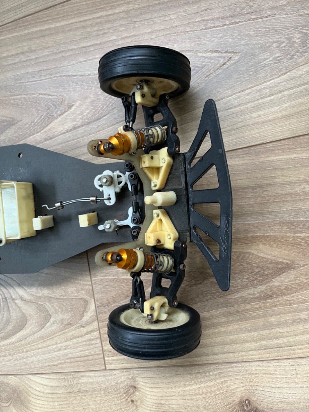 vintage team associated rc10 buggy with technacraft andy’s option parts ...