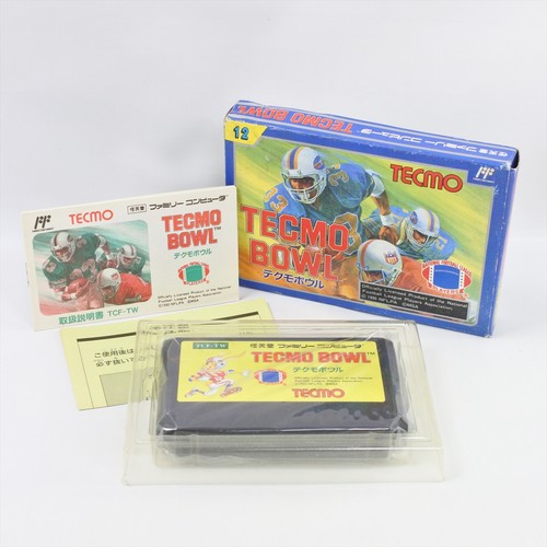 TECMO BOWL Famicom Nintendo 1989 fc 4960677250138| eBay