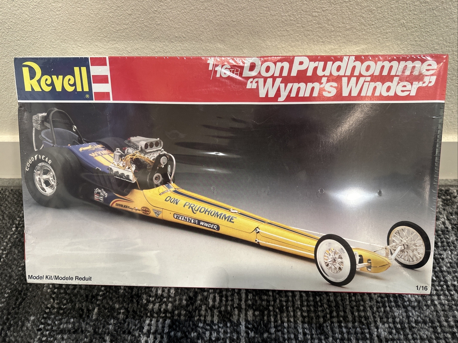 REVELL Don Prudhomme Wynn's Winder 1/16 scale Dragster Model Car Kit ...