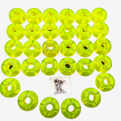 (30) K’NEX / Knex Translucent Yellow Head Top Pieces – Standard Parts ...