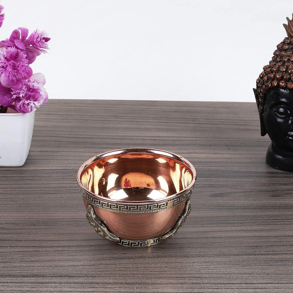 Small Copper Bowl Altar Offering or Smudging Bowl Wicca Potions Pagan ...