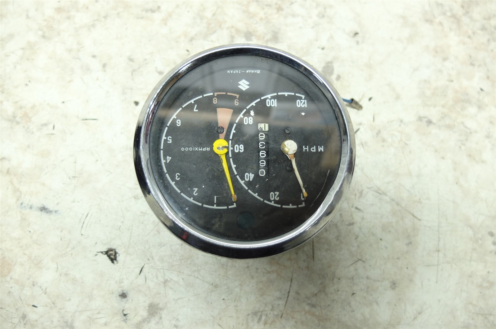 66 67 68 Suzuki T20 T 20 X6 250 Speed speedometer gauge tachometer ...