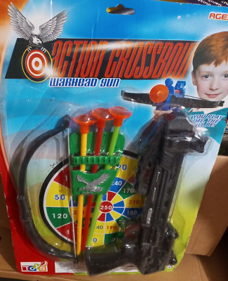 new action crossbow warhead gun toy set | eBay