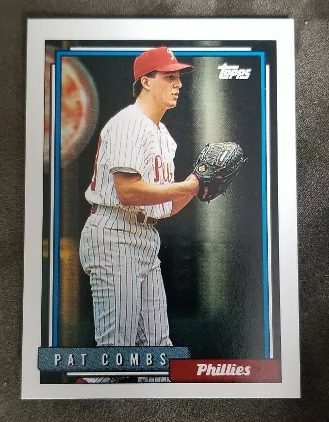 1992 Topps Philadelphia Phillies Baseball Card #456 Pat Combs | eBay