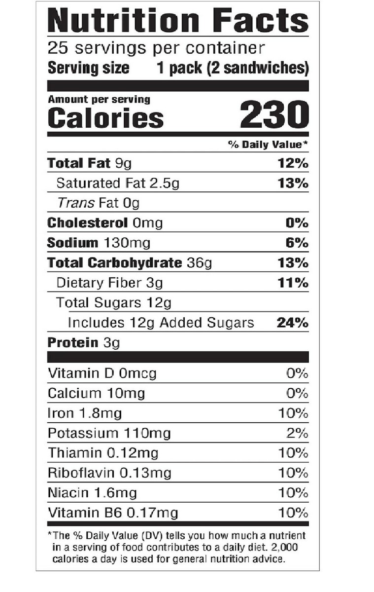 Cocoa Puffs Nutrition Label