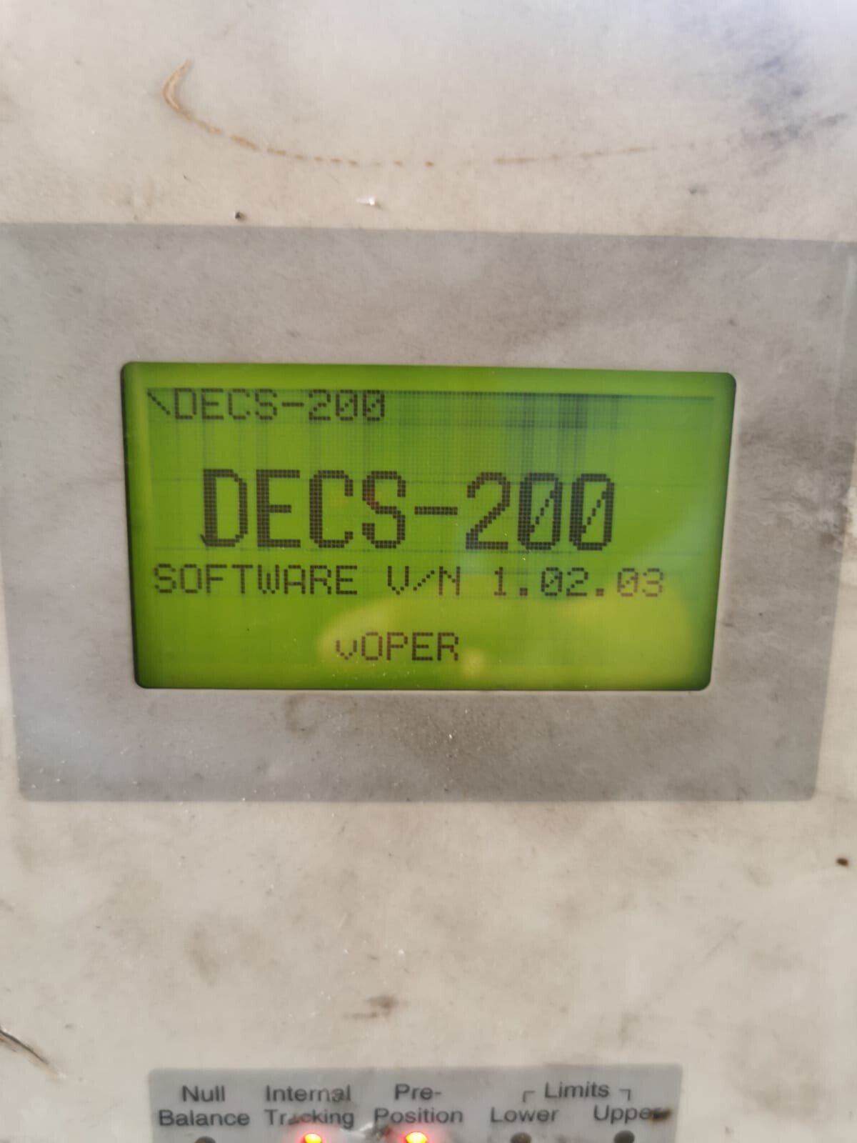 BASLER DECS-200-1L DIGITAL EXCITATION CONTROL SYSTEM -WITHOUT ...