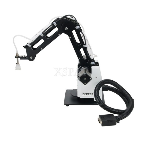 3-Axis Mechanical Robot Arm Industrial Manipulator with Air Pump PLC ...