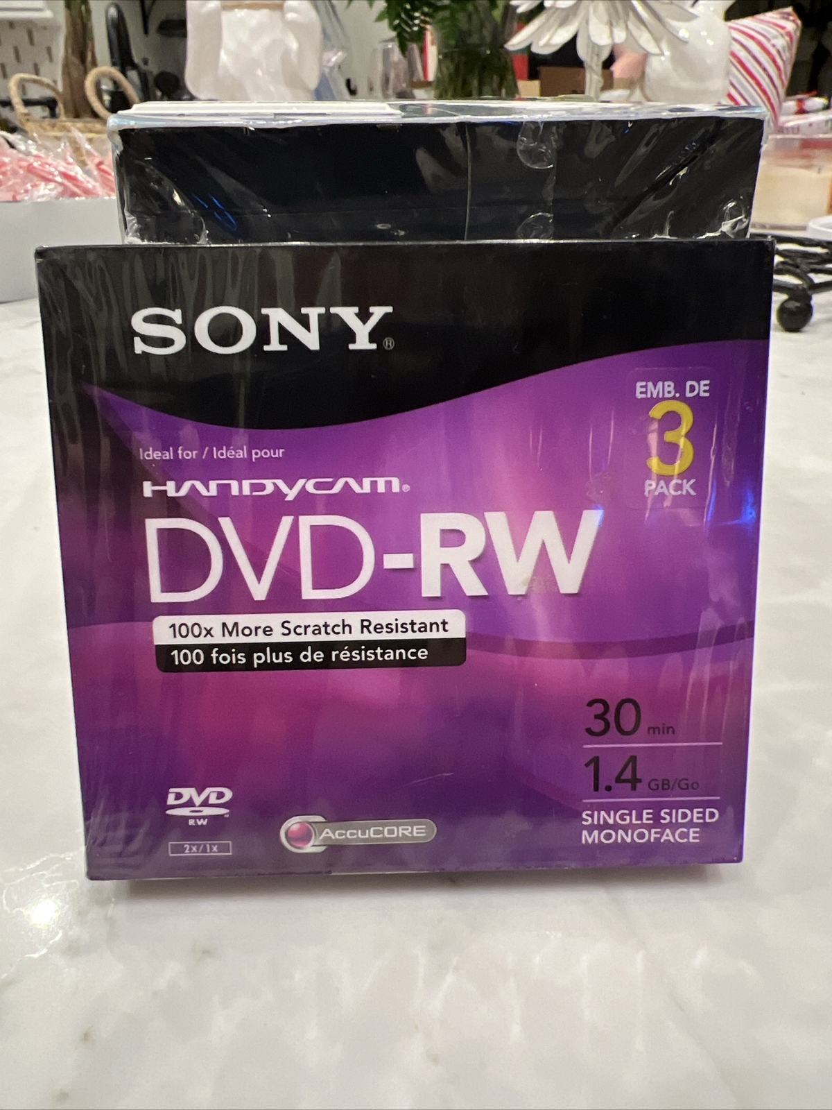 Sony HandyCam DVD-RW Disc 3 Pack New Sealed Oem | eBay
