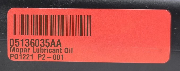 NEW OEM Mopar SAE 75W-85 GL-5 Synthetic Axle Gear Oil 1 Quart ...