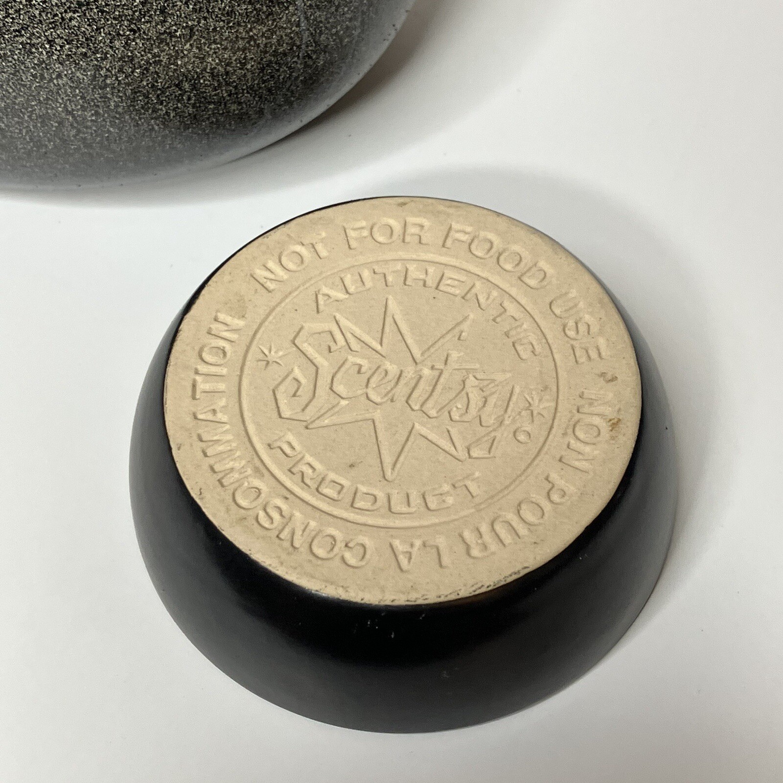 Scentsy Zen Rock Element Electric Warmer Retired Grey Stone with Warmer ...