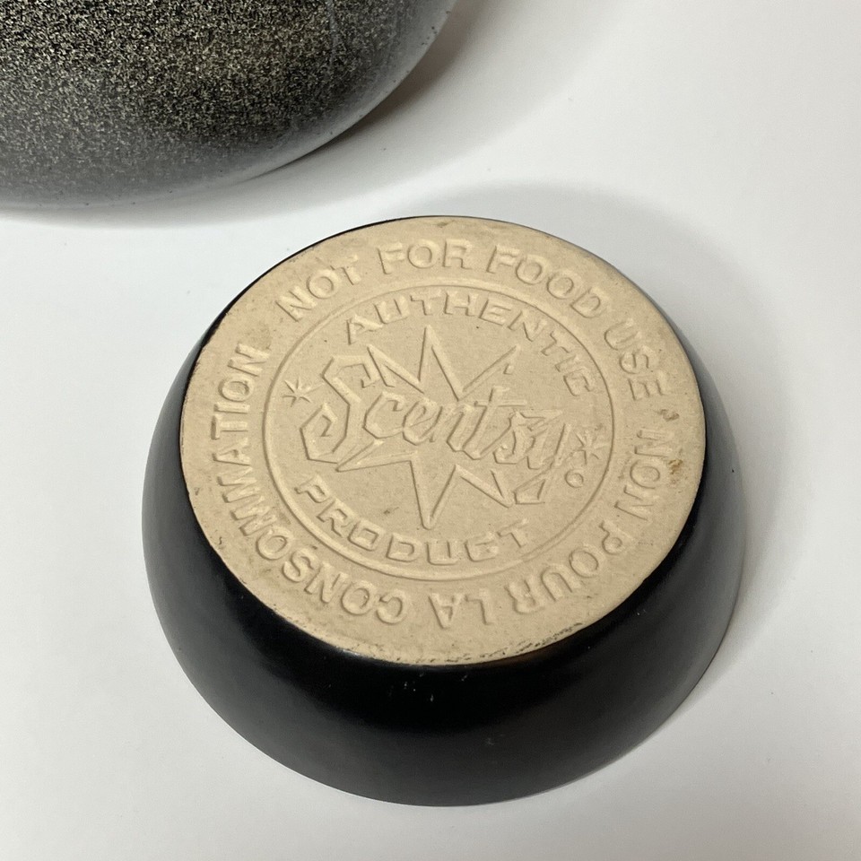 Scentsy Zen Rock Element Electric Warmer Retired Grey Stone with Warmer ...