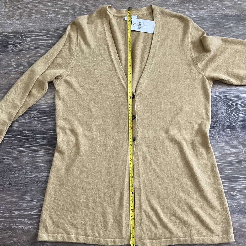 Women’s J Jill Linen Blnd 3 Button Cardigan Medium P & Supima Tee ...