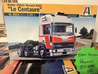 ITALERI 1:24 Scale BERLIET 356CH/RENAULT R360 "Le Centaure" Model Truck ...