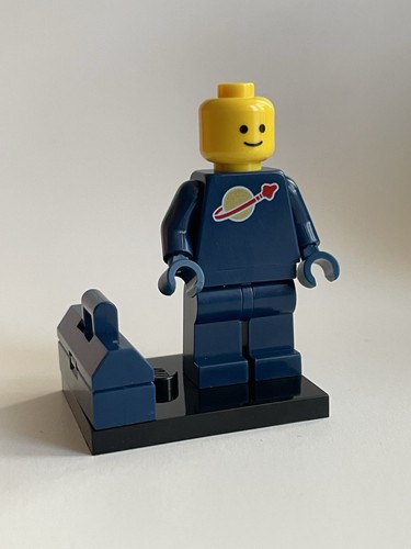 Lego Dark Blue Classic Spaceman - No Helmet or Air Tanks - New / Free ...